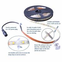 China 3000K 4000K 5V 8mm 120leds IP65 Waterproof SMD2835 LED Strip Light with IP65 Rating for sale