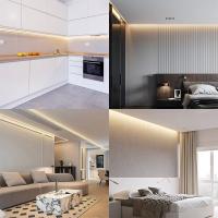 China Hotel DC12V24V 8mm10mm 480Leds 3000K4000K6500K High Brightness Flexible COB Led Strip Light for Kitchen Living Room for sale
