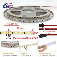 China Residential LED Light Strip DC12V 24V SMD2835 Electroplate PCB 120Ds 8mm Ra 80 3000K for sale