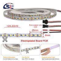 China SMD2835 120LED 5mm 8mm CCT LED Strips for Cabinet Decoration Linear Light -20 60C for sale