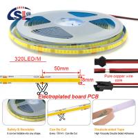 China 320Leds 3000K Warm Flexible COB Led Strip Light for Kitchen living room Ra90 Flexible for sale