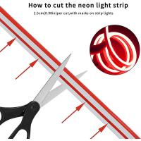 China DC 12V Red LED Neon Flex with 50000 Working Lifetime and Hanging Mounting Installation for sale