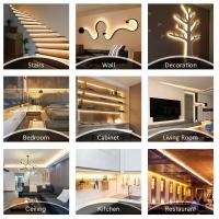 China 120leds 3000K Mesh Plate flexible LED strip light for kitchen living room decoration 8mm for sale