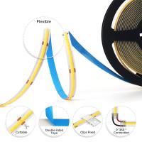 China High Brightness COB Led Strip Light IP20 Ra90 8mm/10mm 12V24V 320Leds 3000K4000K6500K for Living Room for sale