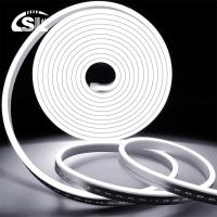China Neutral White 120LEDs/m Cool White LED Neon Flex IP65 Waterproof DC 12V 6x12mm Full Kit for sale