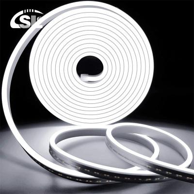 China Neutral White 120LEDs/m Cool White LED Neon Flex IP65 Waterproof DC 12V 6x12mm Full Kit for sale