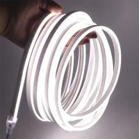 China Neutral White 120LEDs/m Cool White LED Neon Flex IP65 Waterproof DC 12V 6x12mm Full Kit for sale