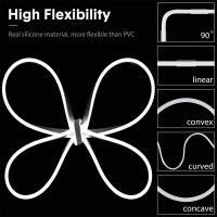 China Neutral White 120LEDs/m Cool White LED Neon Flex IP65 Waterproof DC 12V 6x12mm Full Kit for sale