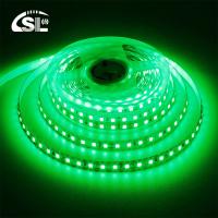 China IP20 Rating High Brightness Customized 5V 120LEDs Green One Light One Cut Electroplate SMD2835 LED Strip Light for sale