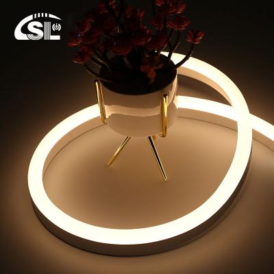 China Top Bending Warm White Neon Flex DC 12V IP65 Waterproof 8x16mm 120 LEDs/M Full Bundle for sale