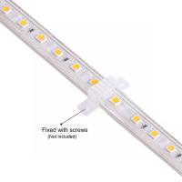China White 10mm 240leds 6500K Electroplate IP44 SMD2835 Led Strip Light High volt 110v220v for sale
