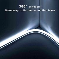 China 4100K Cool White LED Neon Flex 24V DC Wireless 8x16mm 120LEDs/m IP65 Waterproof Ideal for sale
