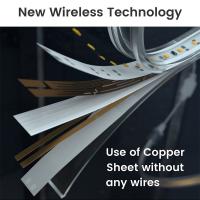 China Silicone Covered Warm White LED Neon Flex 24V DC Wireless 8x16mm 120LEDs/m IP65 Waterproof for sale