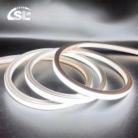 China 48V 16x16mm Flat Shape Vertical Bending IP65 Waterproof LED Neon Flex 6000K for sale
