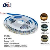 China 12000K 120leds 8mm 12V24V High Brightness Cold White SMD2835 Led Strip Light for Indoor for sale