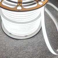 China 48V 16x16mm Flat Shape Vertical Bending IP65 Waterproof LED Neon Flex 6000K for sale