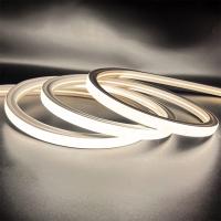 China Natural White Neon Flex 4000K DC 48V 16x16mm Flat Shape Vertical Bending IP65 Waterproof LED Neon Flex for sale