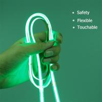 China DC12V24V 480LEDs Ra90 8mm10mm Width Green Flexible COB LED Strip Light for Lighting for sale