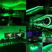China DC12V24V 480LEDs Ra90 8mm10mm Width Green Flexible COB LED Strip Light for Lighting for sale