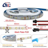 China Waterproof 5v 8mm 320leds 3000K4000K 1cm one cut Electroplate COB SMD2835 LED Strip Light 2- for sale