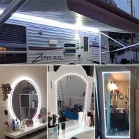 China DC 24V 5V 120LEDs 8mm 6500K White High Brightness Flexible Electroplate SMD2835 LED Strip Light for sale