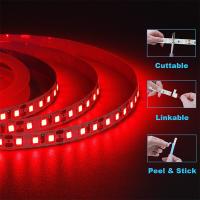 China Long 12V 8mm 120leds Red Die-Cutting Board SMD2835 Led Strip Light for Commercial Lighting for sale
