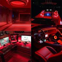China Long 12V 8mm 120leds Red Die-Cutting Board SMD2835 Led Strip Light for Commercial Lighting for sale