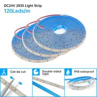 China COB Lighting Strip 110v220v 8mm 120leds 4000K IP67 Waterproof Die-Cutting Board SMD2835 Led Strip Light for sale