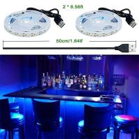 China 5V 8mm 120LEDs Blue LED Strip Light Electroplate SMD2835 Ideal for Indoor and Outdoor for sale
