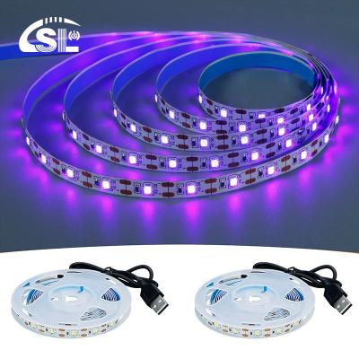 China LED Strip Light 5V 8mm 120LEDs Purple One Cut Electroplate for Your Requirements for sale
