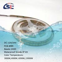 China Waterproof 12v24v 240leds SMD2835 Led Strip Light in 2700K-15000K Color Temperature for sale