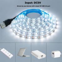 China 120LEDs/m 5V 8mm 6500K White One Cut Flexible Electroplate SMD2835 LED Strip Light for sale