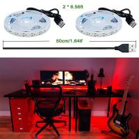 China 120leds 8mm Red One light one cut Electroplate flexible SMD2835 Led Strip Light 5v for sale