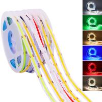 China Customization High Brightness COB Led Strip Light with Color Rendering Index Ra of 90 for sale