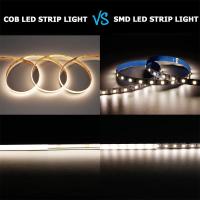China Hotel 5V 8mm 320leds 4000K Natural 1cm one cut IP65 Waterproof Electroplate flexible COB Led Strip Light for sale