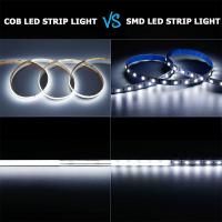 China 5v 320leds 8mm 6500K White COB Led Strip Light for Living Lighting by Switch Control for sale