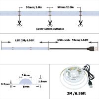 China 320leds 8mm Blue flexible COB Led Strip Light for Indoor and Outdoor decoration -20 60C for sale