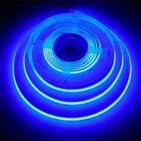 China 320leds 8mm Blue flexible COB Led Strip Light for Indoor and Outdoor decoration -20 60C for sale