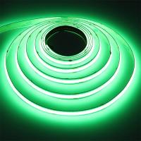 China Green COB Led Strip Light 8mm 320leds 12v24v for Outdoor and Indoor Long Lifetime for sale