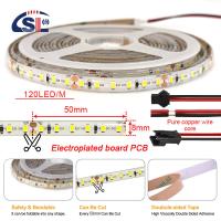 China 3- Waterproof Full PU Glue Colorful 120LEDS IP65 SMD2835 LED Strip 12/24V 8mm PCB for sale