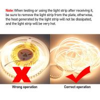 China 110v220v 10mm 240leds 3000K4000K6500K Flexible Die-Cutting Board SMD2835 Led Strip Light for sale