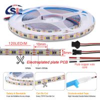 China Adjustable Color Temperature LED Strip Light 120 LEDs/m Dual Color 8MM Not Waterproof for sale