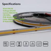 China 8mm10mm 480leds 6500K White COB Led Strip Light for High Brightness and Long Lifespan for sale