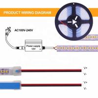 China Waterproof IP67 12V 24V LED Strip White Warm White 2835 120LEDs/m for Outdoor Garden Decor for sale