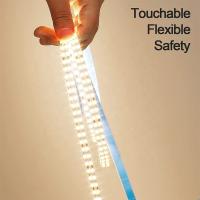 China 8mm 240leds 6500K White Flexible Die-Cutting Board SMD2835 LED Strip Light 12V24V for sale