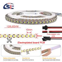 China 2200 lm High Brightness 2835 120led/m LED Strip 8mm Width 12V 24V Single Cut Light Strip for sale