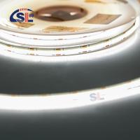 China Non-waterproof 24v COB 320Ds 8mm Ra 80 CCT Tri-color Cob  LED Light Strip for sale