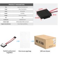 China 12V 5A 60W Bathroom Mirror LED Light with Dimmer Touch Sensor Switch and Single Color for sale