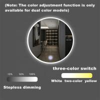 China Integrated Mirror Touch Dimmer Switch for LED Bathroom Mirror 3.6cm*3.6cm*0.8cm Size for sale