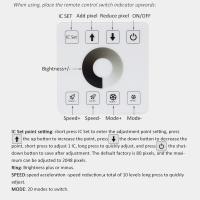 China Wireless RF Touch Panel LED Light Controller for Monochrome Two-Color and RGB Lights for sale